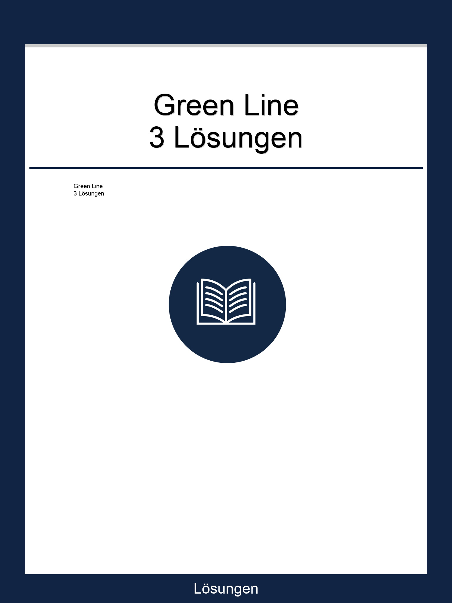 Green Line 3 Lösungen PDF